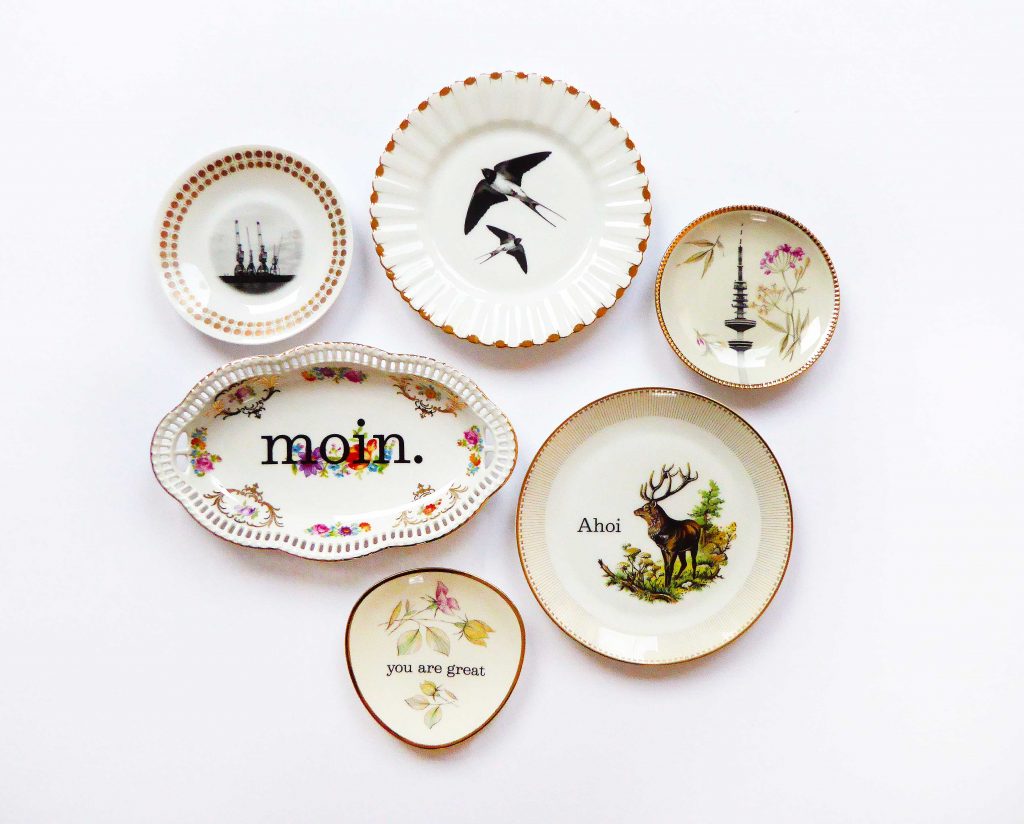 Wandteller you are great vintage Herr Fuchs Teller klein mini 10cm Monet Der Spaziergang – Herr ...